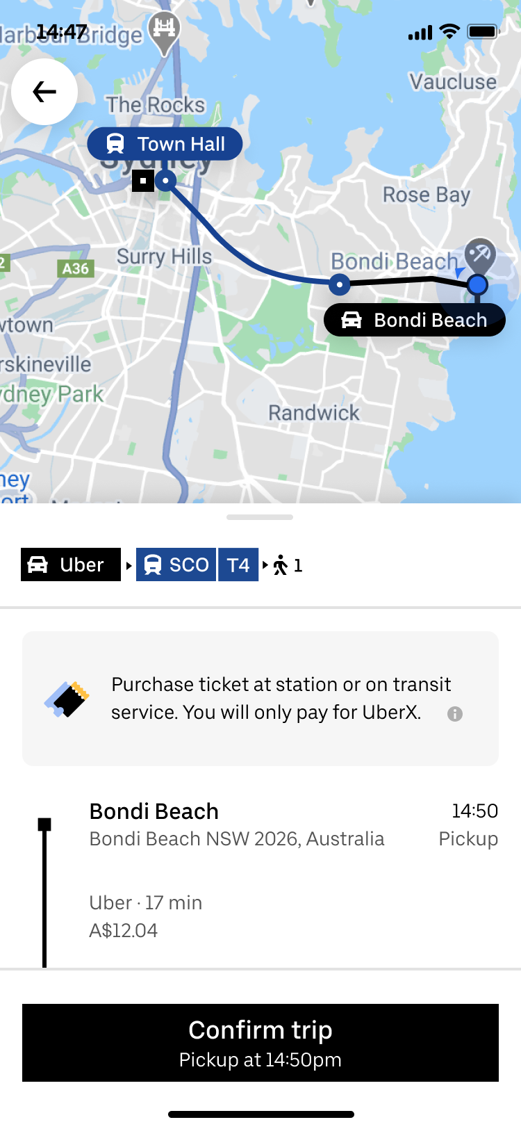 Global ‘Uber + Public Transport’ feature to begin in Sydney | Uber Newsroom