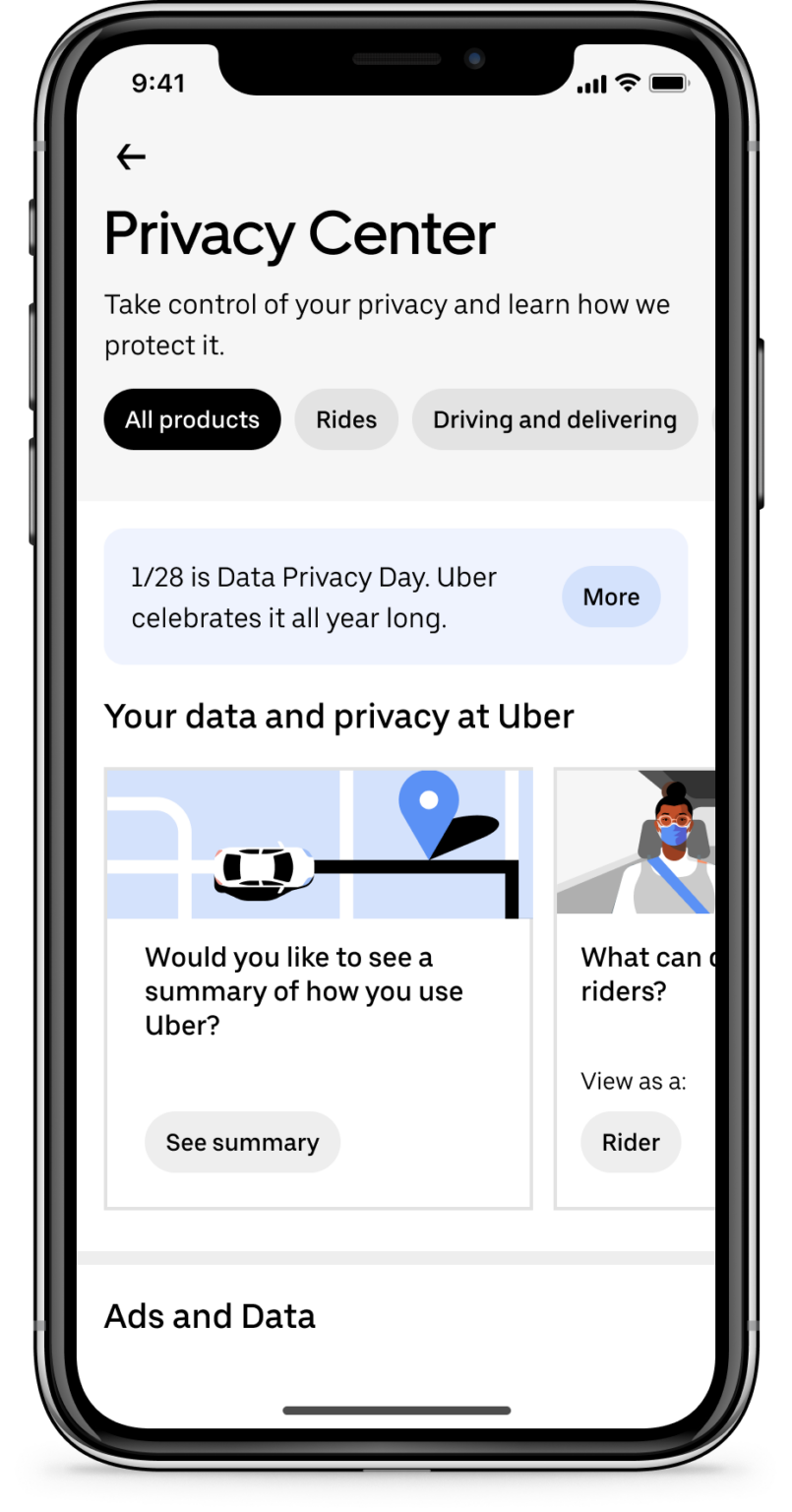 Living Up to Our Privacy Principles: Introducing Uber’s Privacy Center ...