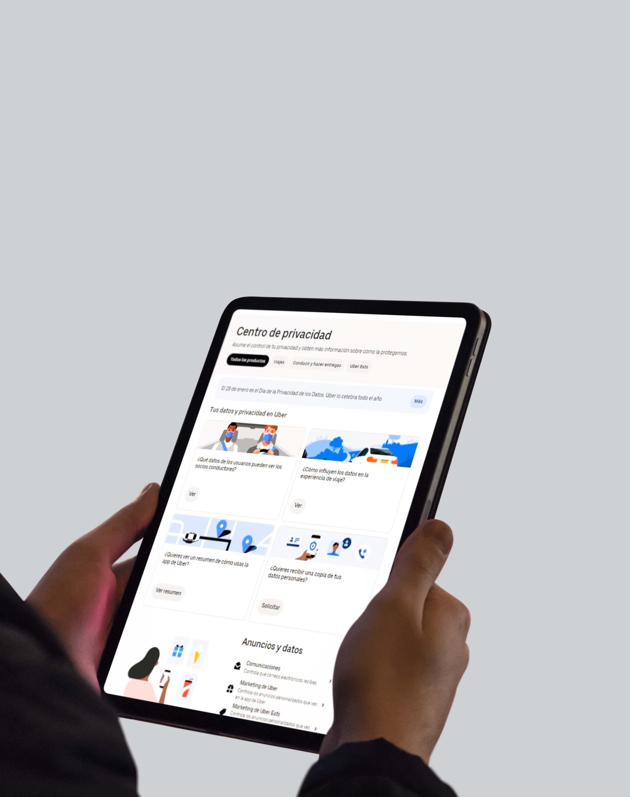 Últimas noticiasCentro de Privacidad de Uber muestra cómo se gestionan ...