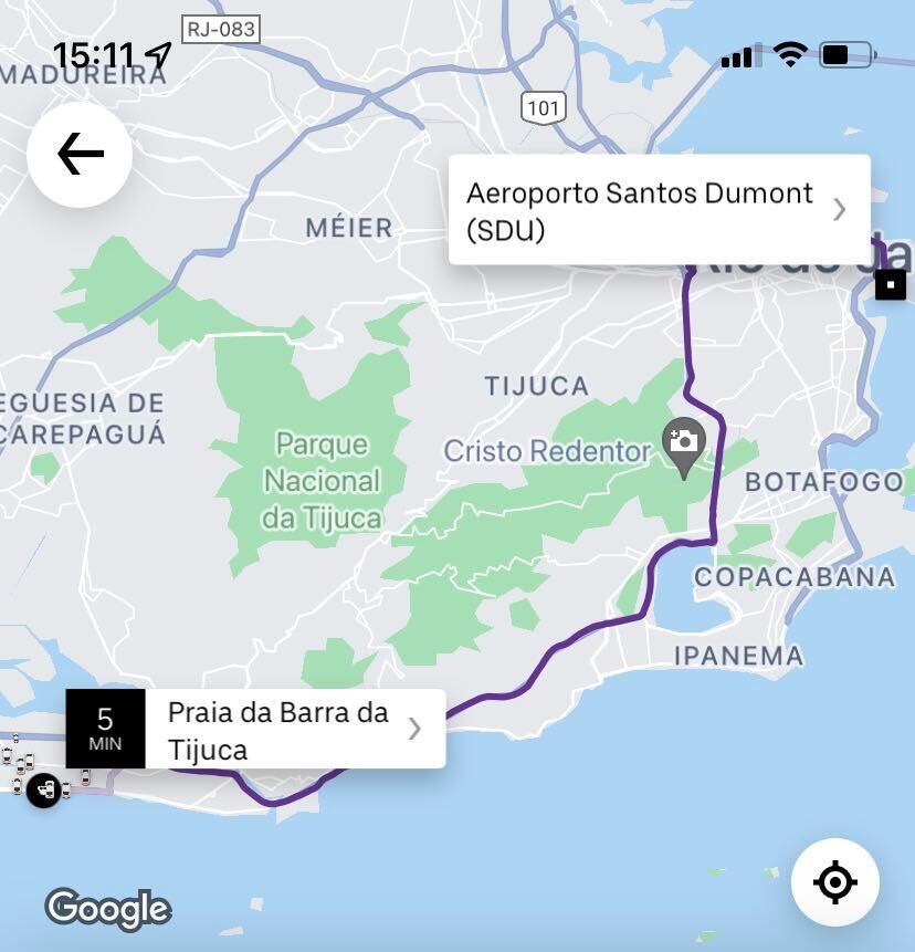 Uber exibe trajetos das viagens na cor lilás em homenagem ao Dia ...