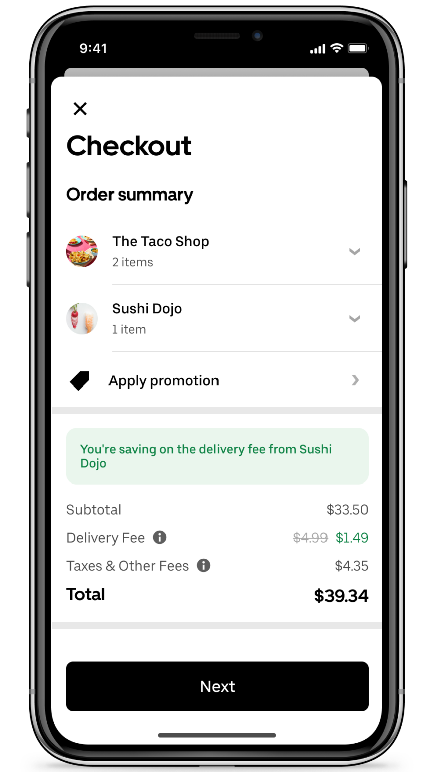 Perfect Your Order and Save With Multi-Store Ordering | Uber Newsroom