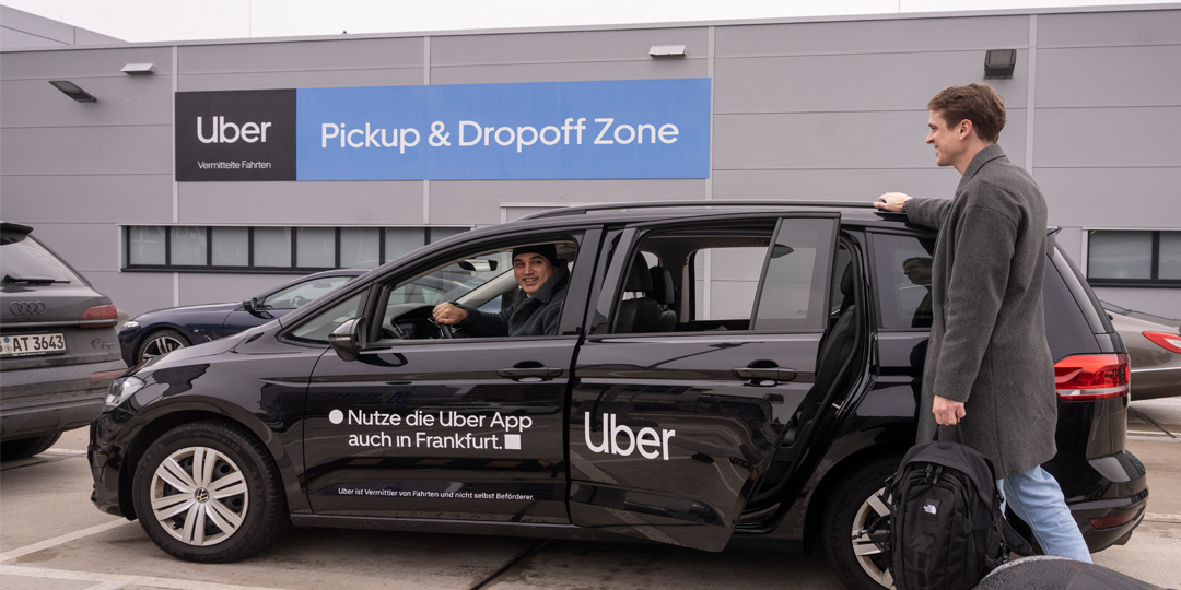 Komfortabel und bequem mit der Uber-App zum Flughafen Frankfurt: Fraport AG und Uber verkünden ...
